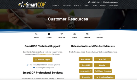 SmartCOP Support FAQ - Customer Portal - SmartCOP